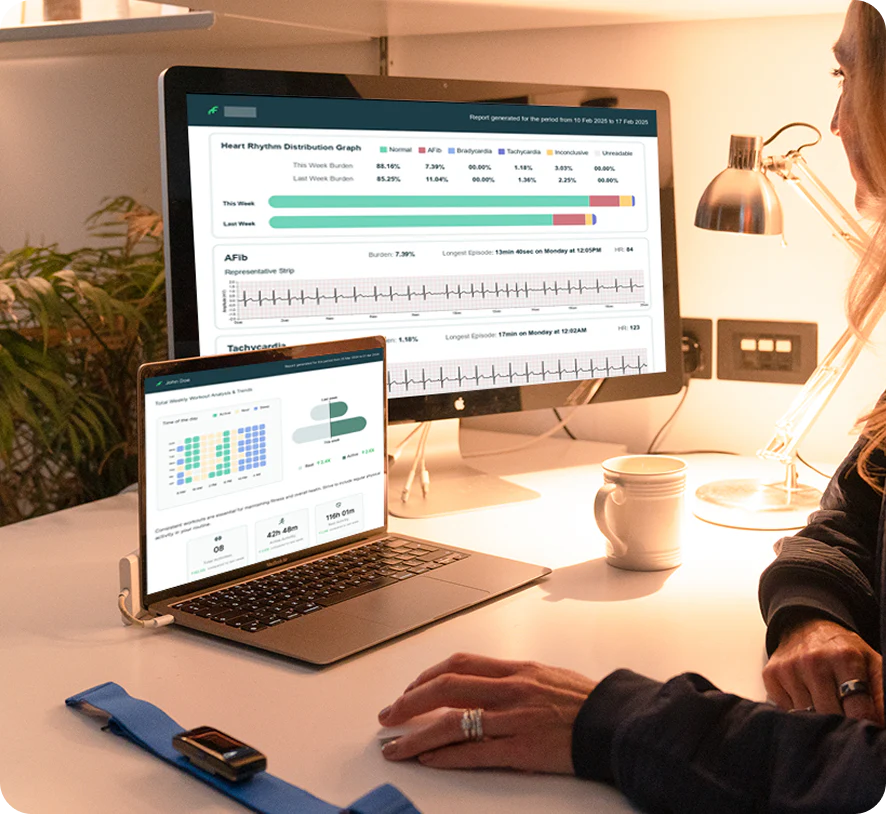 Frontier X Plus | Weekly Cardiac Rhythm Report for Arrhythmia Analysis